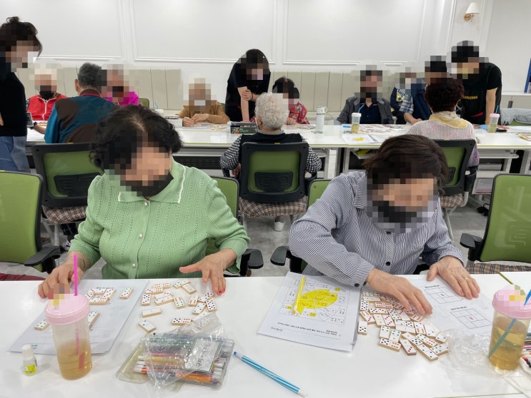 5월 21일화 교구수업 인지향상프로그램 대전 유성 어울림노인주간보호센터 대전 대전주간보호센터 대전노인주간보호