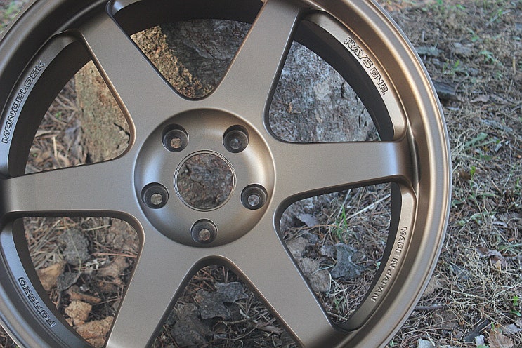 19" VOLK RACING TE37,GENESIS G70,휠복원,MATTE BRONZE,TE37 MATTE BRONZE,19 ...