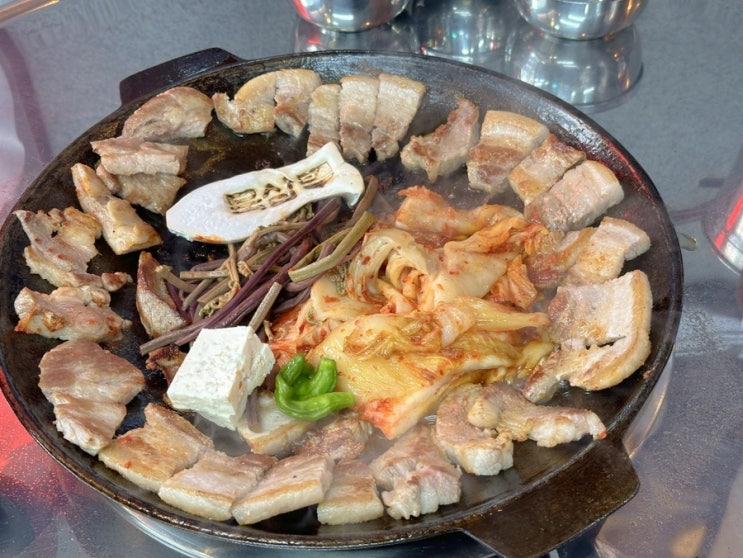 아기랑 구워주는 고기집 검단신도시 삼겹살 맛집 묵삼 네이버 블로그