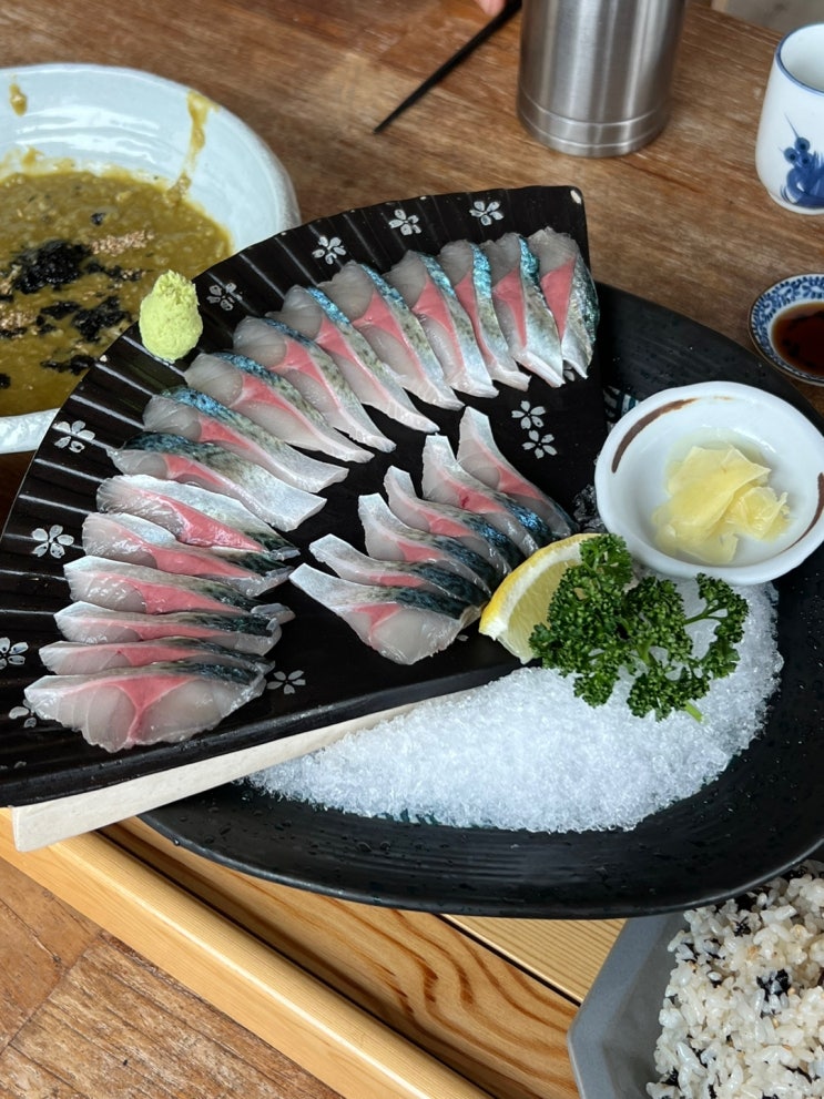 오션뷰가 멋진 서귀포 고등어회 맛집 묵전 제주점 토밥 서귀포 맛집 네이버 블로그