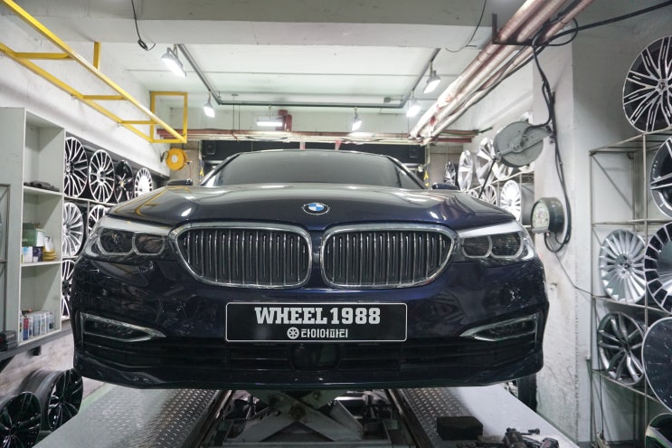 BMW520d 한국 타이어 벤투스 S2 AS 245 45 18 장착기. : 네이버 블로그