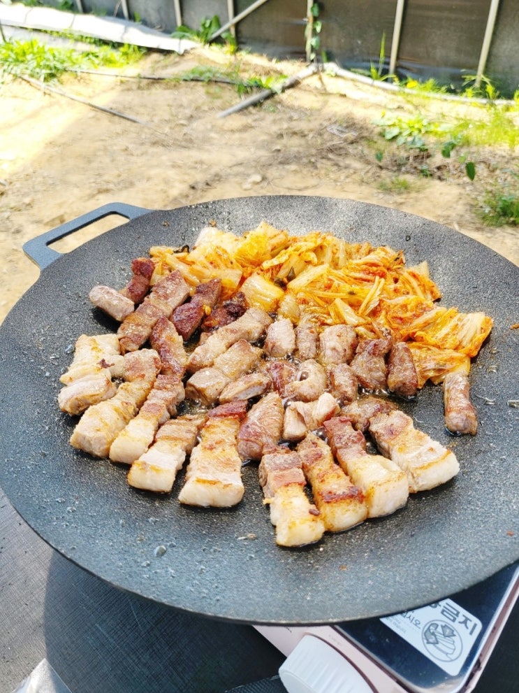세계 4대진미 이베리코 삼겹살 목살 갈비살 캠핑요리추천 저녁메뉴추천feat바라던 네이버 블로그