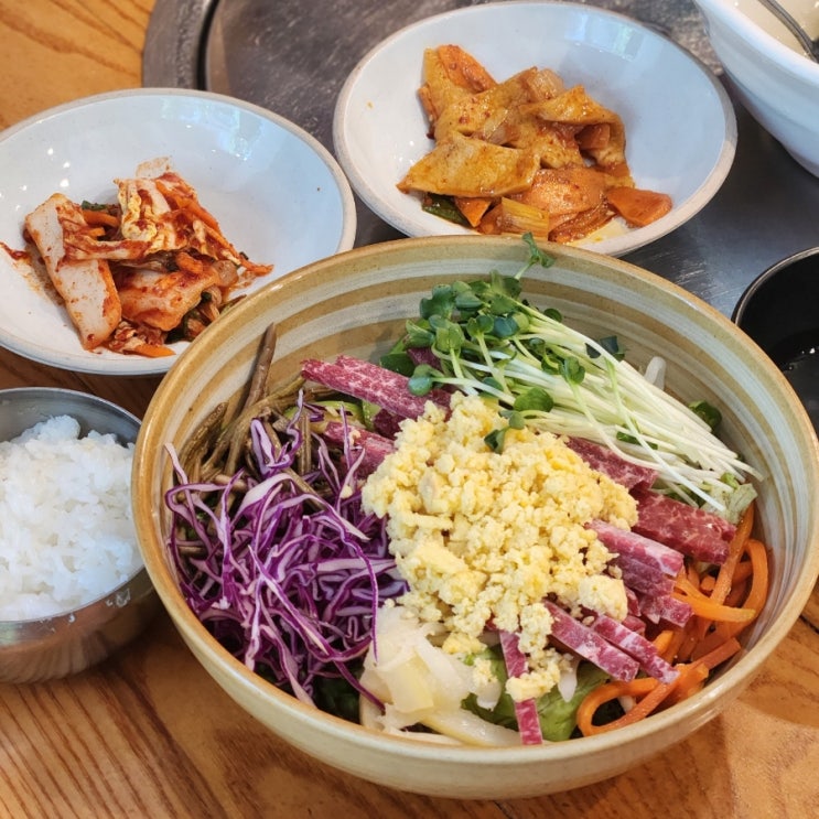 서울 무교동 양이 정말 많은 을지로 시청역 한식 점심 한우 육회비빔밥 맛집 참숯골 네이버 블로그