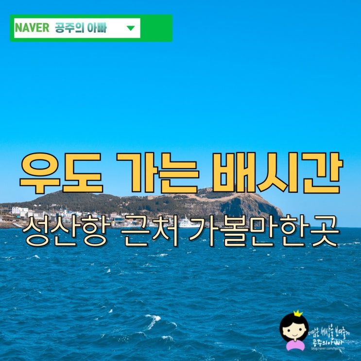 제주 성산항 우도 가는 배시간 우도 가볼만한곳 성산 맛집 네이버 블로그