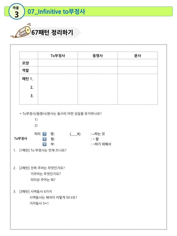 토익 Part 5 문법 정리 효과적인 학습 방법과 문법 노트 활용법 대명사 단어정리 네이버 블로그