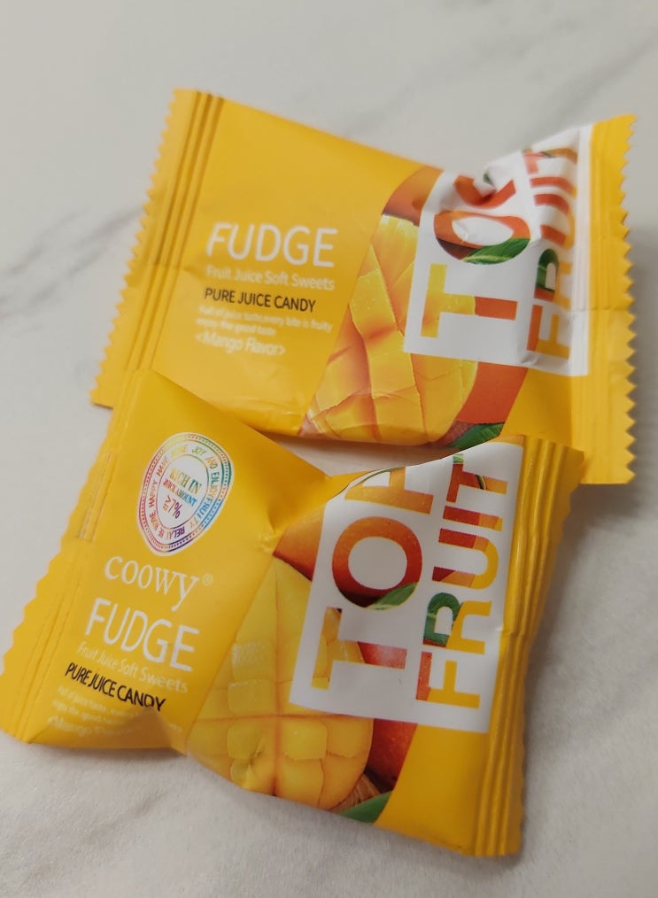 탑젤리 탑프룻 Top Fruit Coowy Fudge 진짜 가짜 중국산 베트남산 비교 정리 : 네이버 블로그