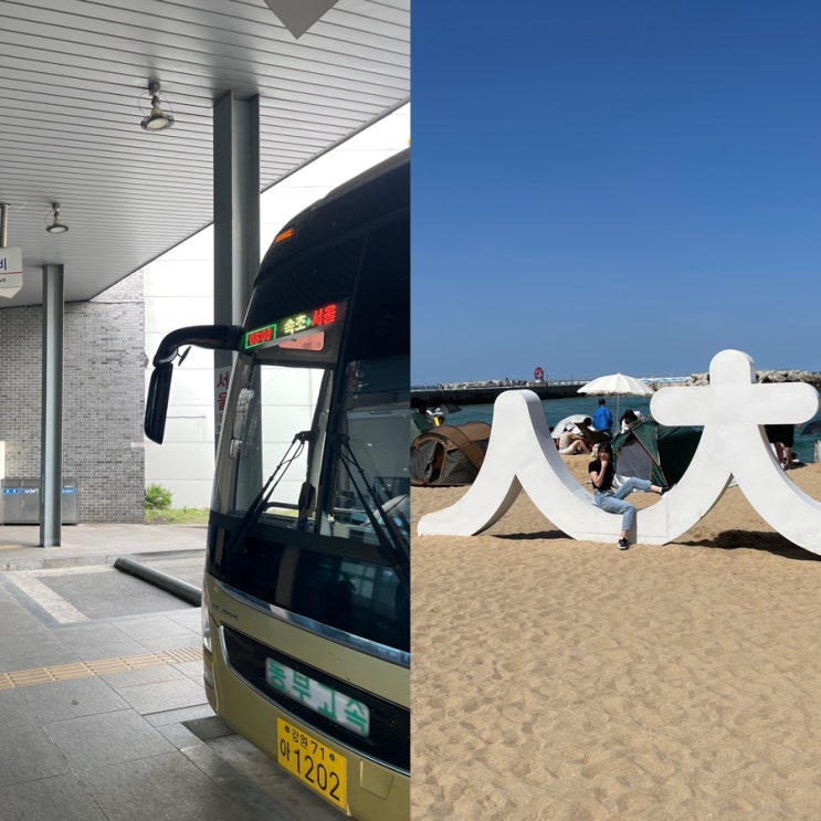 국내 커플 여행지 추천 바다 여행 속초 버스터미널 짐보관 속초 해수욕장 네이버 블로그