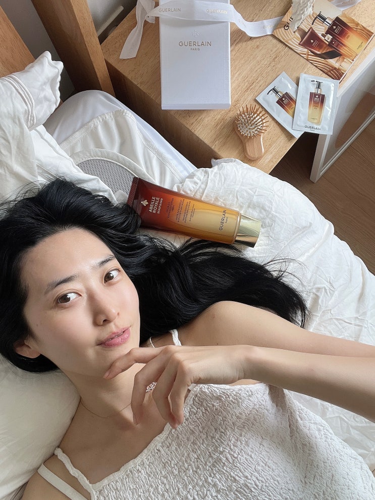 프리미엄 헤어케어 위한 겔랑 아베이 로얄 헤어 컬렉션 써보니 샴푸 추천 네이버 블로그