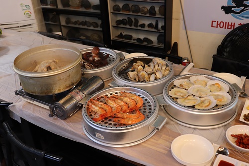 부산하단맛집 양도많고 신선한 찜질조개찜 다이버해물나라 하단본점 네이버 블로그