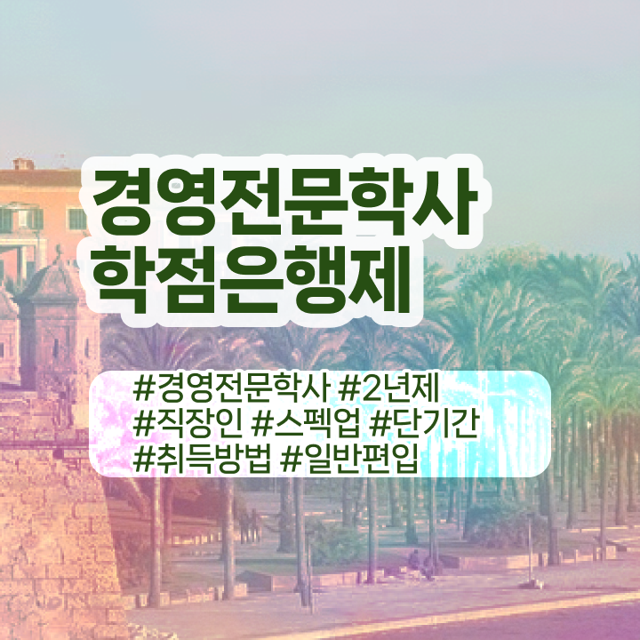 경영학 전공 관련학과 졸업장 경력없어도 온라인 평생교육원에서 빠르게 성공한 전략 학점은행제 경영학 과목 정보 필요하시죠