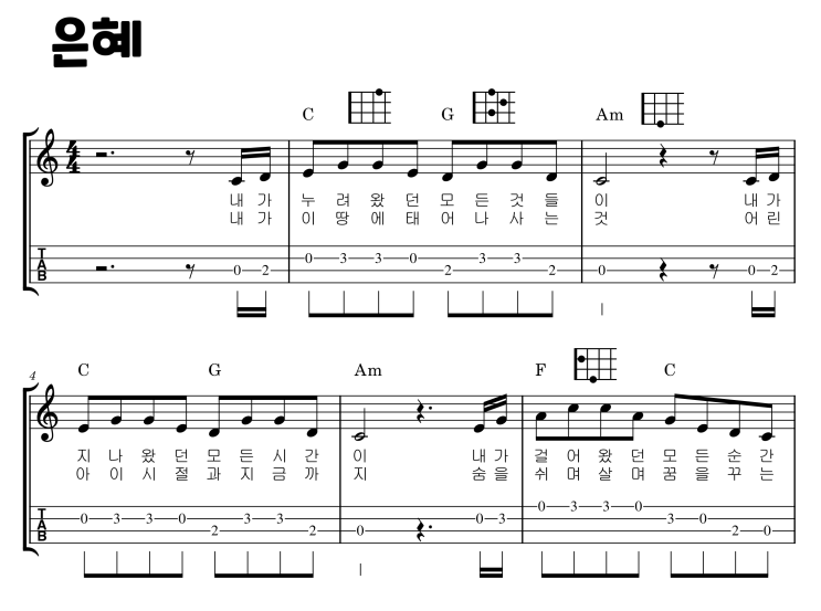 은혜-손경민 : 네이버 블로그