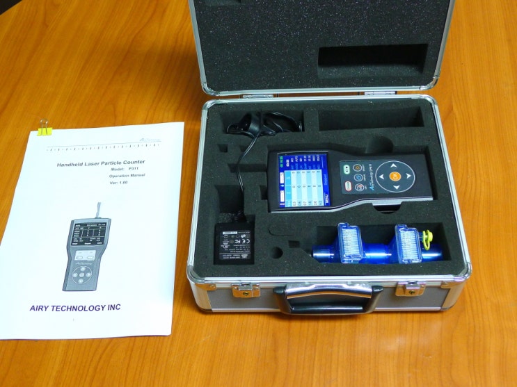파티클카운터 Airy Technology P611 Particle Counter 중고파티클카운터 먼지측정기 먼지계수기 먼지입자 ...