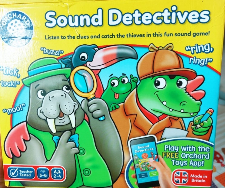 4세 아이 보드게임 ORCHARD TOYS Sound Detectives : 네이버 블로그