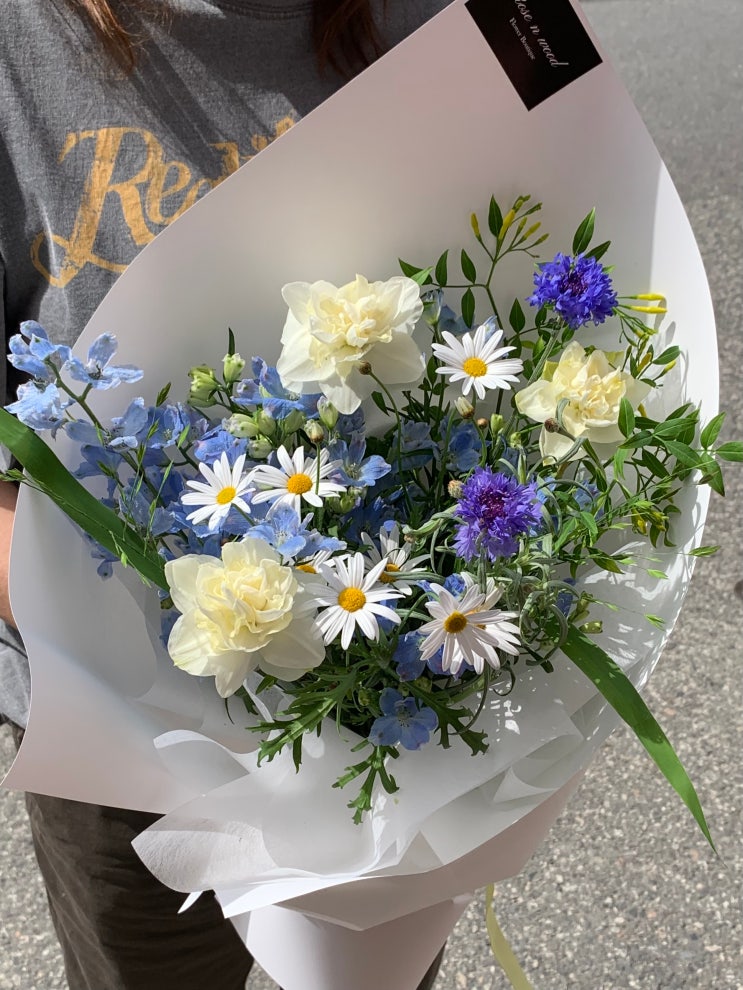 유성구 꽃집 상대동 꽃집 로즈앤우드 미니꽃다발 수선화꽃다발 네이버 블로그