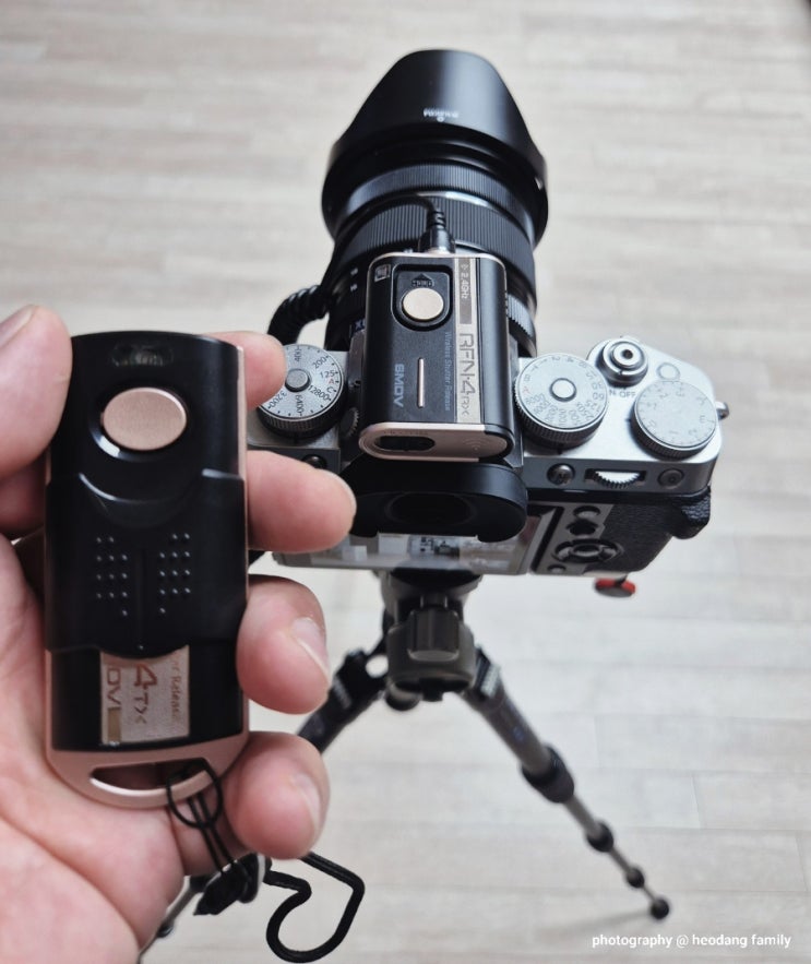 SMDV RFN-4 (RF-905) 후지필름 X-T5 호환 유무선 릴리즈 구입 후기 : 네이버 블로그