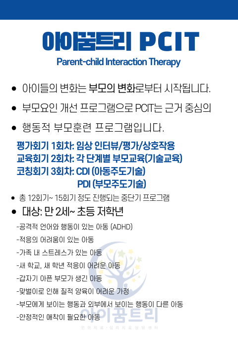 인천/김포/검단 PCIT : 네이버 블로그
