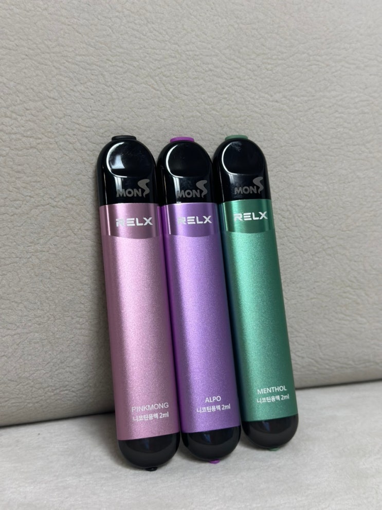 편의점전자담배 버블몬신제품 RELX 핑크몽 알포 멘솔 리뷰 : 네이버 블로그