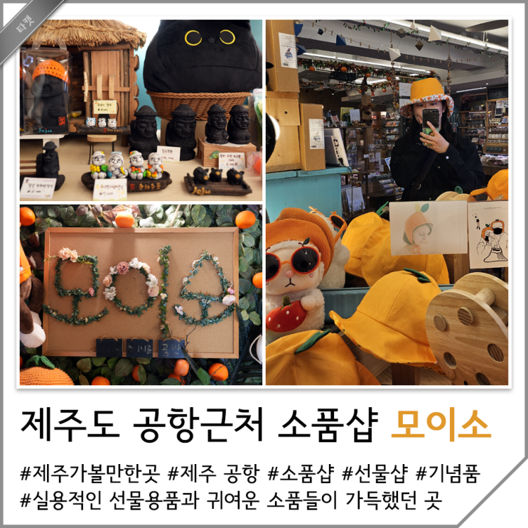 제주 기념품샵 제주공항 근처 소품샵 모이소 제주도 여행 선물 추천 네이버 블로그