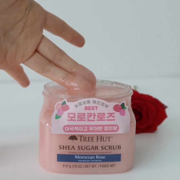 트리헛 바디스크럽 추천 올영세일 추천템 시어슈가 모로칸로즈 사용법 네이버 블로그