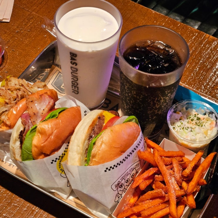 여의도 더현대서울 맛집 ㅣ 바스버거 bas burger : 네이버 블로그