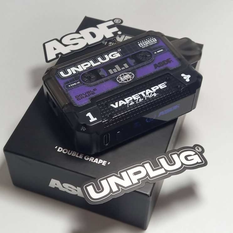 [ASDF] 베이프테이프 언플러그(VAPETAPE UNPLUG)12000퍼프, 감각적인 디자인의 대용량일회용기기 사용후기_리뷰 ...