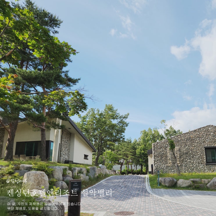 속초숙소 자연힐링 그 자체 켄싱턴리조트 설악밸리 로잔 1박 네이버 블로그