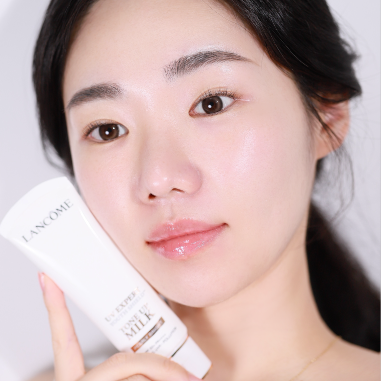 랑콤 톤업 선크림 로지블룸 펄리 브라이트 톤업밀크 후기 네이버 블로그
