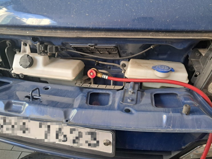 포터2 R-134 에어컨 가스 주입 : 네이버 블로그