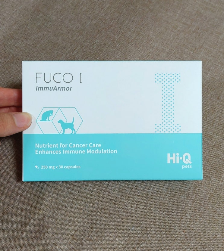 [내돈내산 후기] 강아지 면역 종양 보조제_하이큐 펫츠 후코아이 250mg × 30캡슐 (HI-Q Pets FUCO I ...