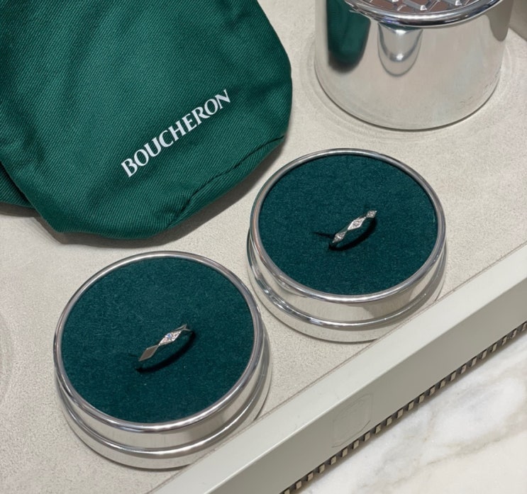 W04 웨딩밴드 결정 후기 (BOUCHERON 부쉐론 파셋 존예) : 네이버 블로그
