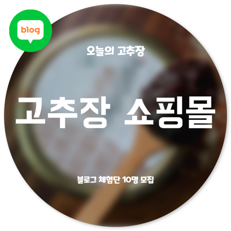 오늘의 배송 3년 5년 숙성으로 더욱 맛있는 오늘의 고추장 쇼핑몰 리뷰어 모집 네이버 블로그