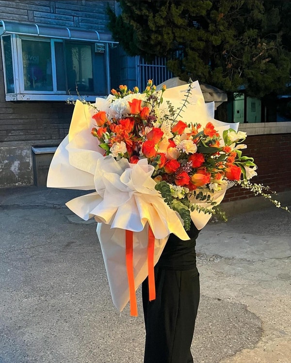인천꽃집 간석동꽃집 자이언트 대형꽃다발로 부모님 감동시키기 네이버 블로그