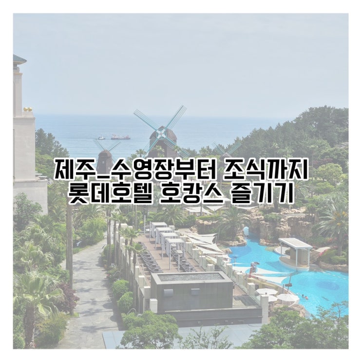 제주롯데호텔 디럭스 패밀리트윈 가든뷰 수영장부터 조식까지 호캉스 즐기기 네이버 블로그