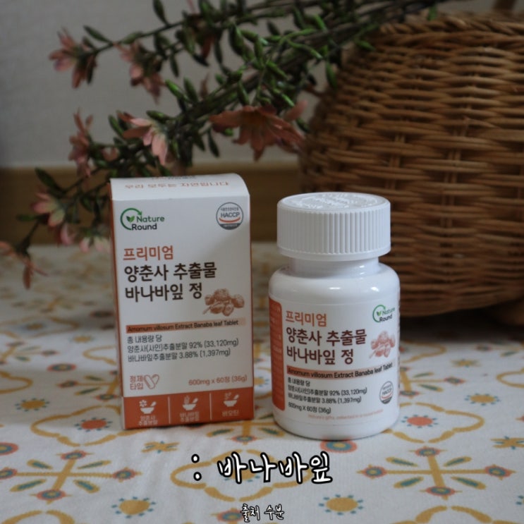 네이처라운드 양춘사추출물 바나바잎 효능 다이어트 먹는법 네이버 블로그