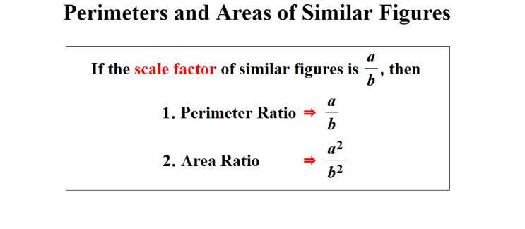 Perimeters and Areas of Similar Figures(닮은도형에서 둘레의 길이와 넓이) : 네이버 블로그