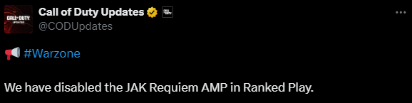 콜 오브 듀티: 워존 랭크 플레이 - JAK 레퀴엠 비활성화 : 네이버 블로그