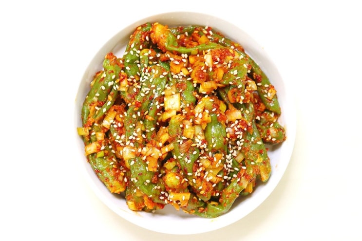 꽈리고추찜 만드는 법 꽈리고추요리 전자레인지 꽈리고추무침 네이버 블로그