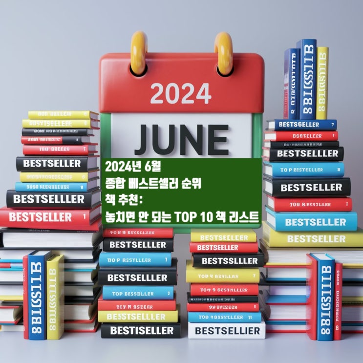 2024년 6월 종합 베스트셀러 순위 책 추천 놓치면 안 되는 Top 10 책 리스트 네이버 블로그