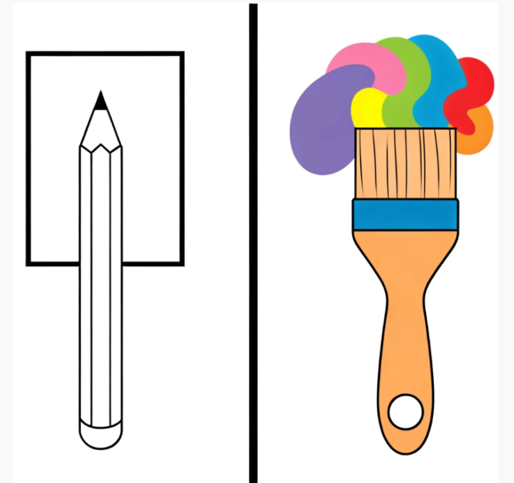 draw vs paint 비교 및 차이점 예문,상황별 다이얼로그 이해하기 : 네이버 블로그