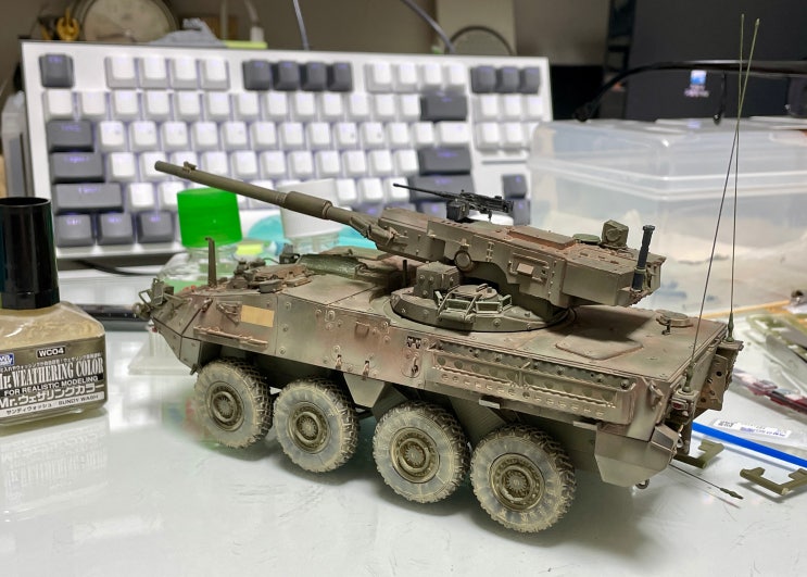 AFV Club 1/35 'M1128 MGS' #06 : 네이버 블로그