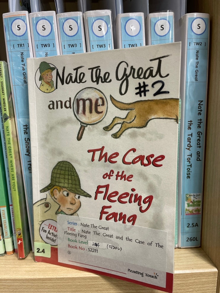 [2점대 챕터북 독후활동] Nate the Great and the Case of the Fleeing Fang : 네이버 블로그