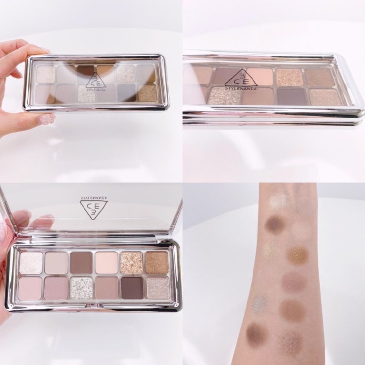 3CE 뉴 테이크 아이팔레트 RAW NEUTRALS 로우 뉴트럴 발색후기 : 네이버 블로그