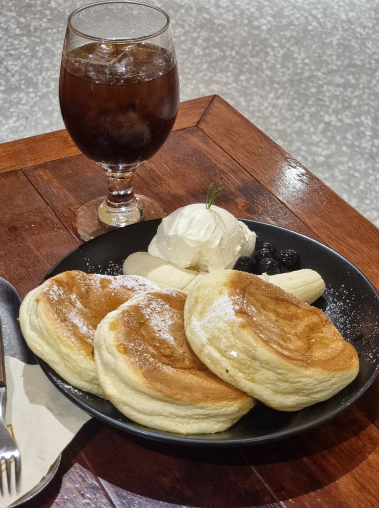 일산 수플레 맛집 젠젠스퀘어 일산점 허니 크림 펜케이크 네이버 블로그
