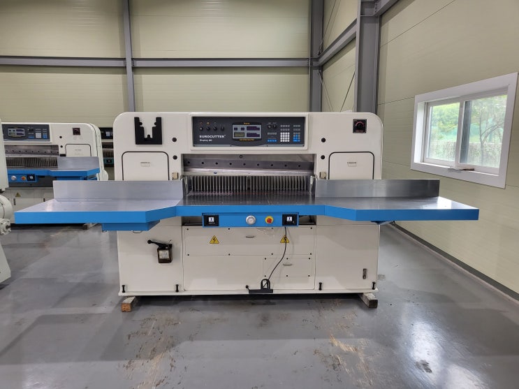 중고재단기 - 오성 EURO-CUTTER 1160mm : 네이버 블로그