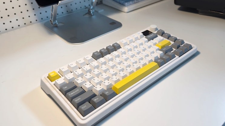 펀키스 CMK75 저소음 스노우축 리뷰 /조용한키보드/회사용키보드/기계식키보드/타건/가성비 : 네이버 블로그