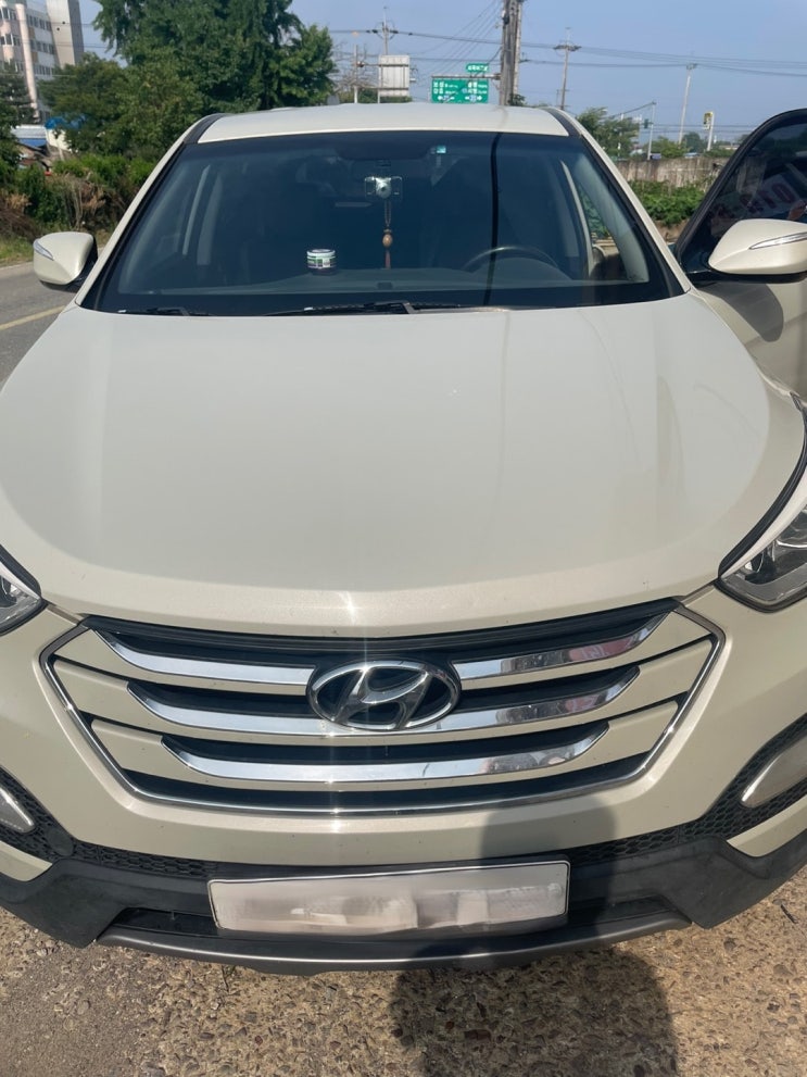 나주 현대 싼타페 DM 배터리 교체 / 매장 방문 교체 : 네이버 블로그