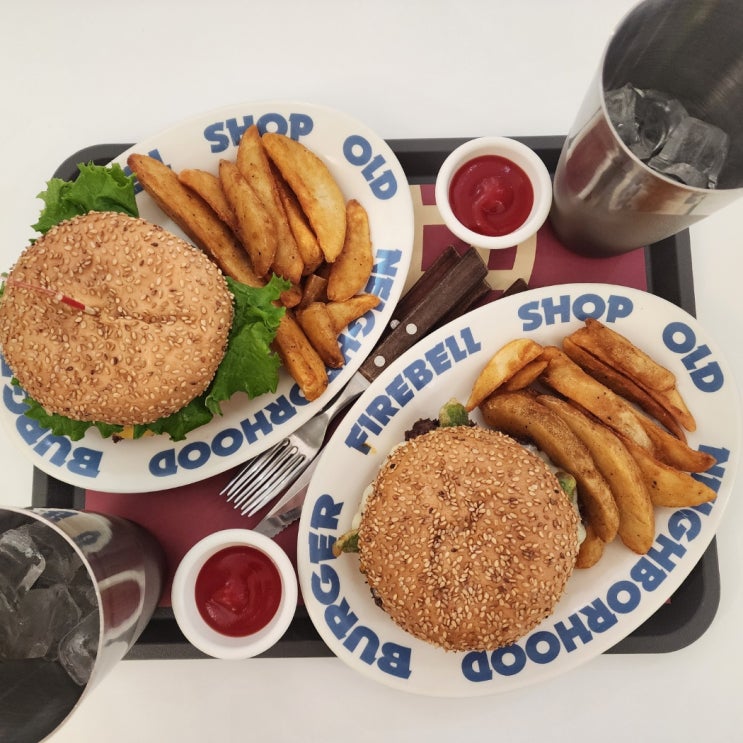 코엑스맛집 미국에서 먹던 그맛 전통 수제버거 파이어벨 코엑스점 네이버 블로그