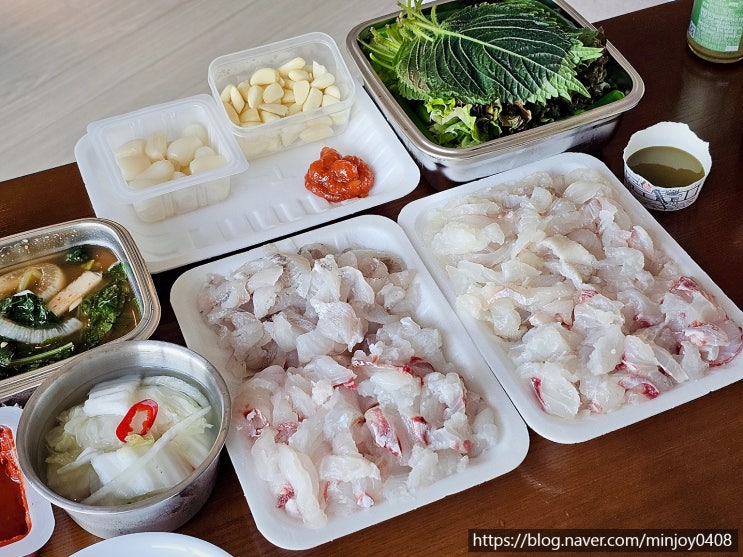 통영중앙시장횟집 가성비 회포장 맛집 부산수산 내돈내산 포장후기 네이버 블로그