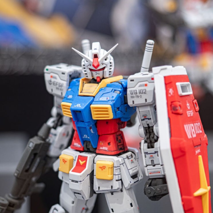 RG 퍼스트 건담 2.0 전시 사진 : 네이버 블로그
