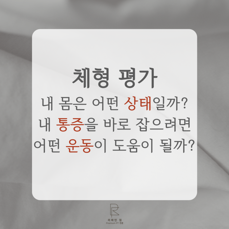 분당pt 리파인짐 야탑pt 체형 평가 3가지 동작으로 내 몸 상태 파악하자 네이버 블로그